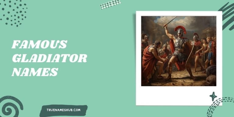 Gladiator Names Inspired by Legends & Power